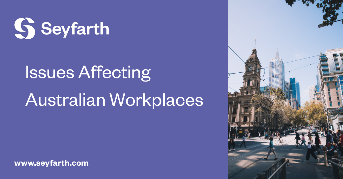 Five Key Issues in the Australian Workplace—Highlights for ...