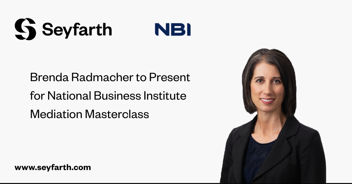 Brenda Radmacher to Present for National Business Institute Mediation ...