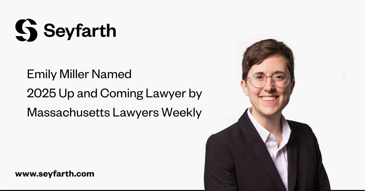 Emily Miller Recognized as an “Up and Coming Lawyer” by Massachusetts ...