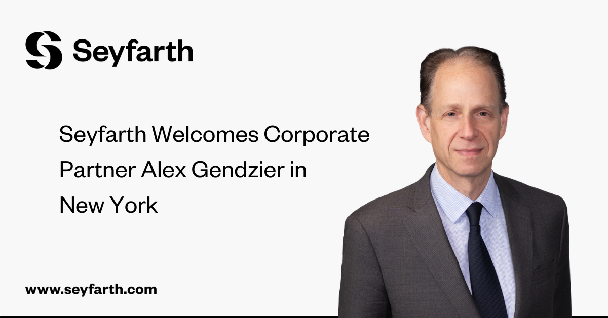 Seyfarth Expands Capital Markets Capabilities in New York With Addition ...