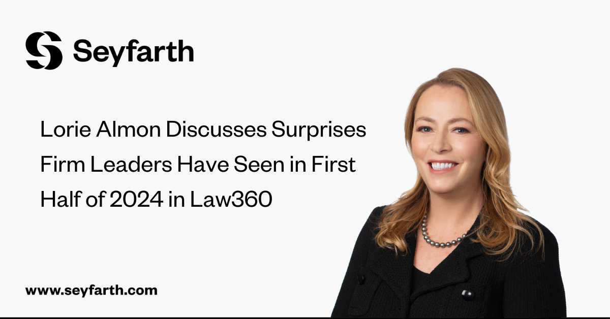 Lorie Almon Discusses Surprises Firm Leaders Have Seen in First Half of ...
