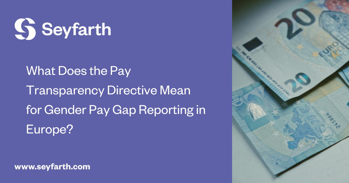 What Does the Pay Transparency Directive Mean for Gender Pay Gap ...